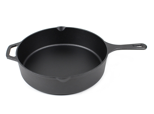 st Iron Deep Big Volume Cast Iron Skillet Fry Pan